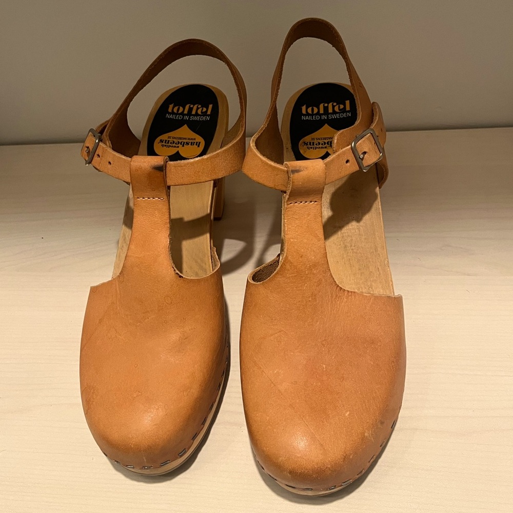 Hasbeens Womens Toffel Clogs Made In Sweden 100% Auth… - Gem